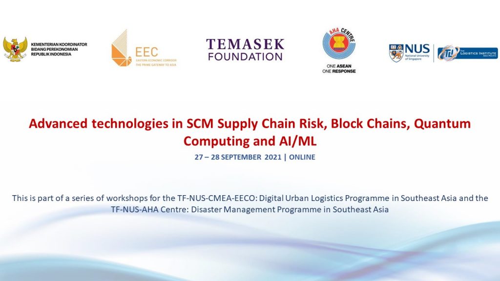 Advanced technologies in SCM: Supply Chain Risk, Block Chains, Quantum ...