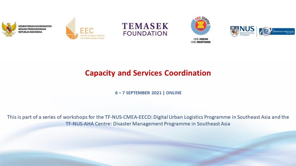 Capacity and Services Coordination - NUS - TLIAP